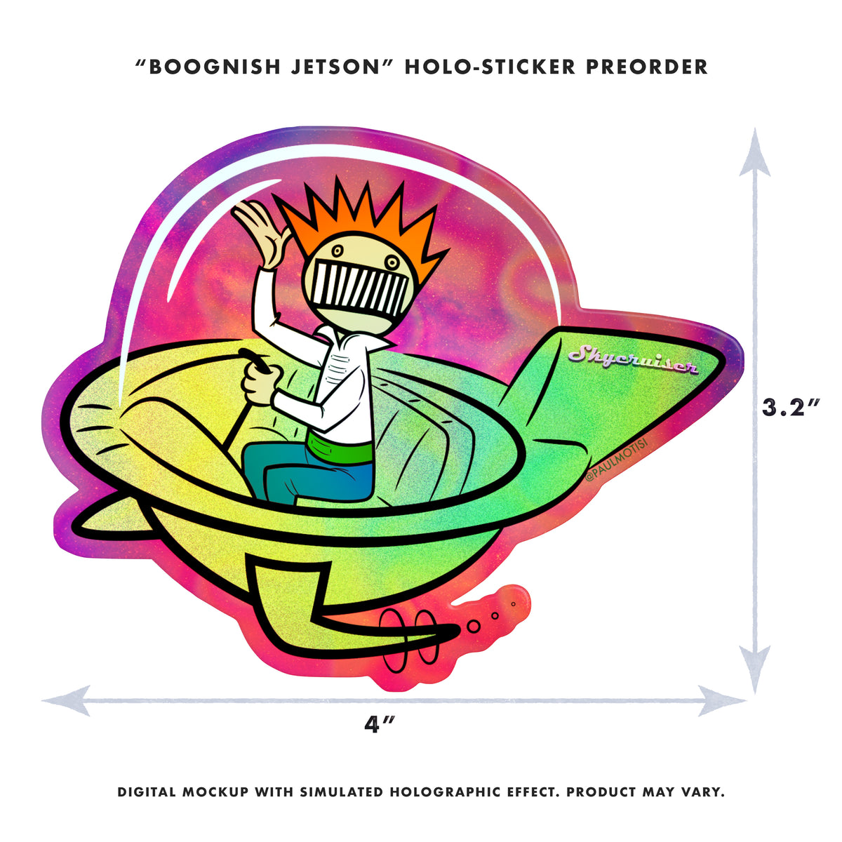 Boognish Jetson Sticker – MOTISICO